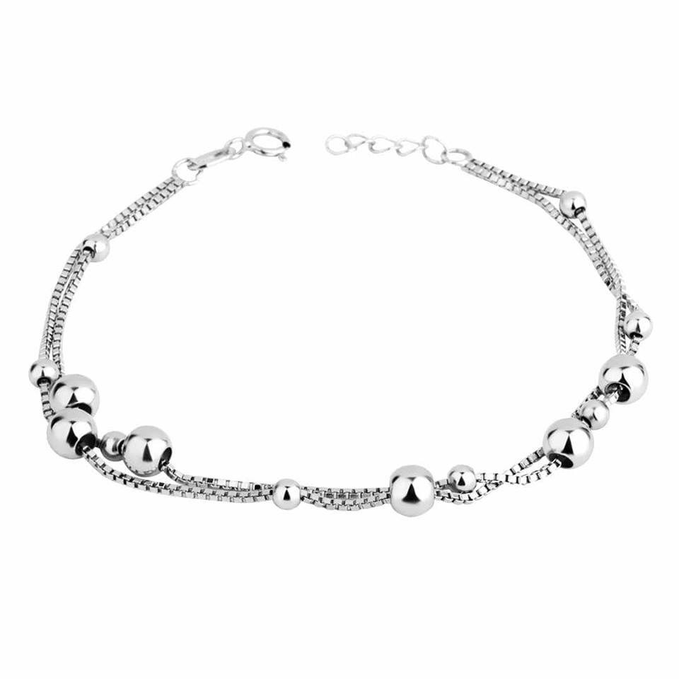 Bratara argint 925 eleganta cu bilute | Accessories For You | Afy.ro