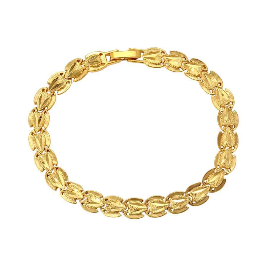 Bratara dama eleganta placata aur 24K | Accessories For You