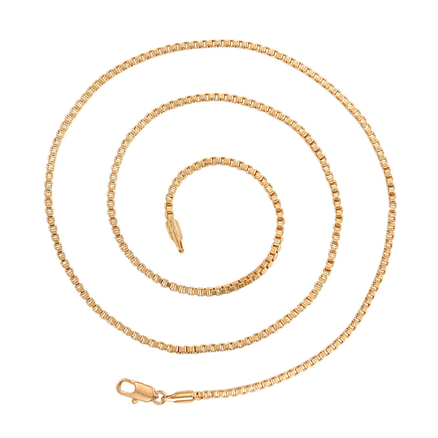 Lantisor model deosebit placat aur 18K - Accessories For You