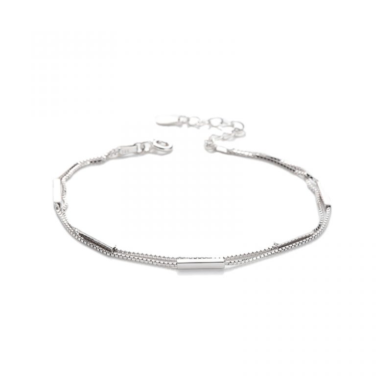 Bratara argint 925 floricica zirconiu roz | Bratara argint pentru dama ...