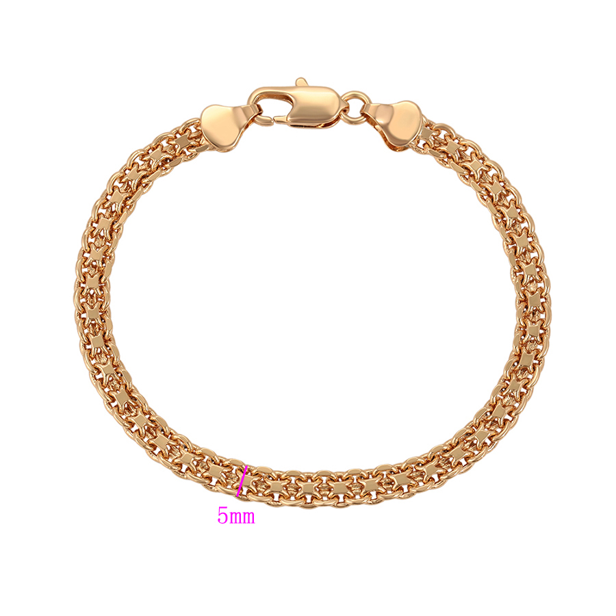 Bratara dama eleganta placata aur 18K – Accessories For You
