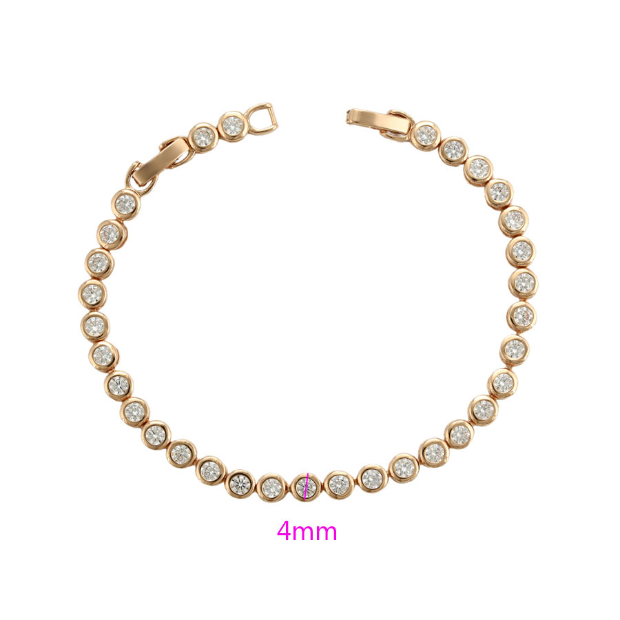 Bratara dama eleganta placata aur 24K | Accessories For You