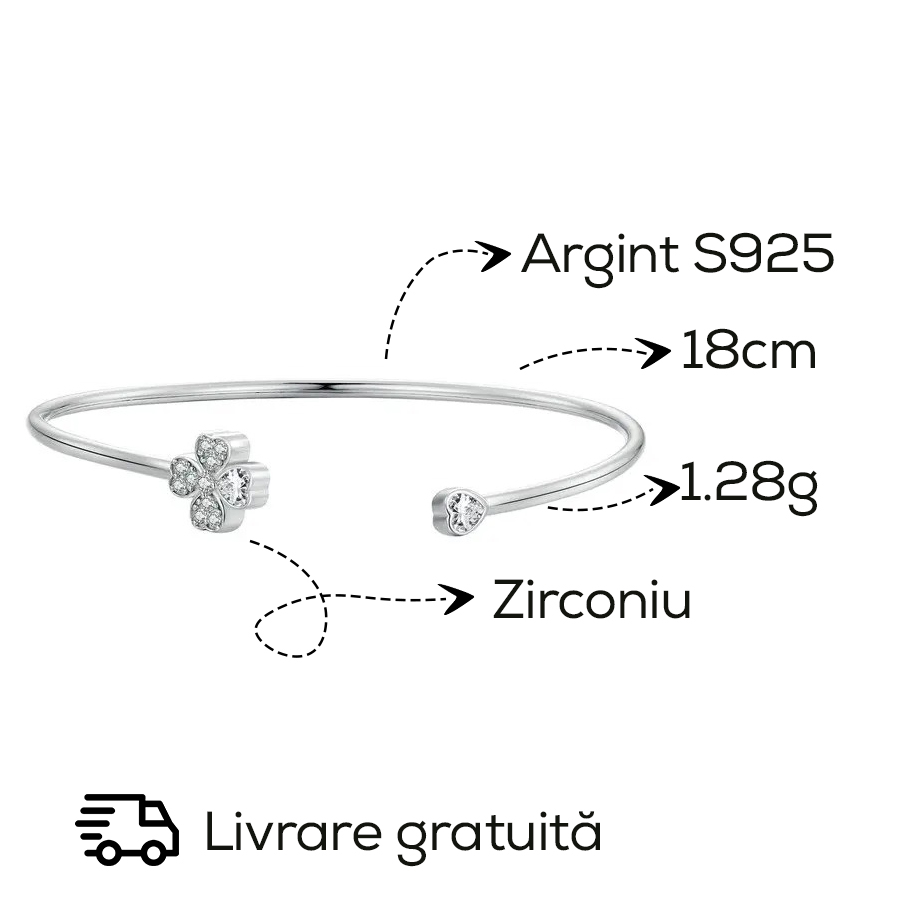 Bratara rigida argint 925 Ania | Accessories For You | Afy.ro