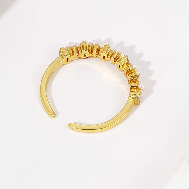 Inel placat aur Delicate pearls | Accessories For You | Afy.ro